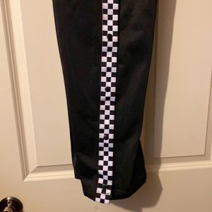 Vans | Pants & Jumpsuits | Vans Checkerboard Track Pants Nwt | Poshmark